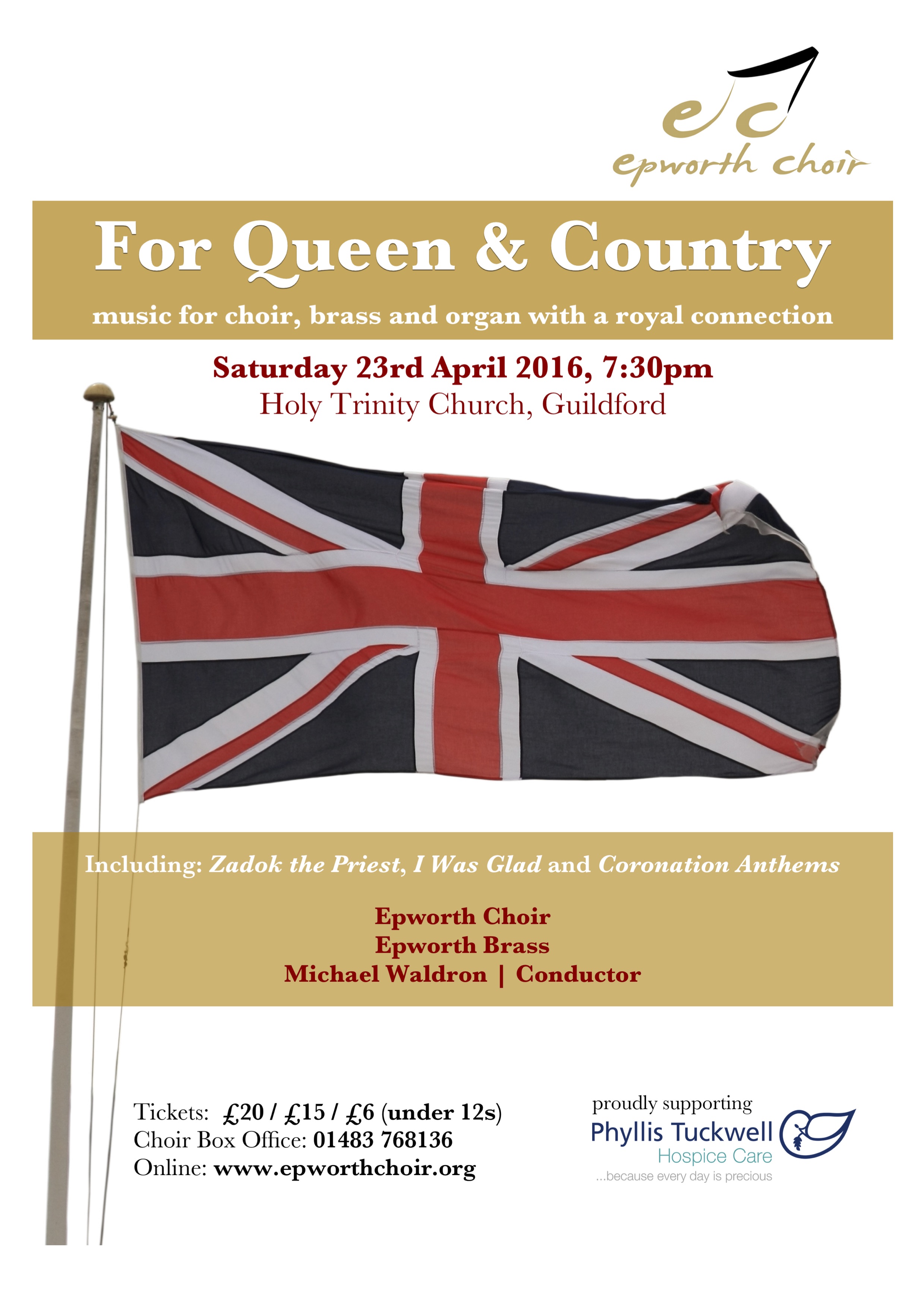 Queen and country poster | Epworth Choir
